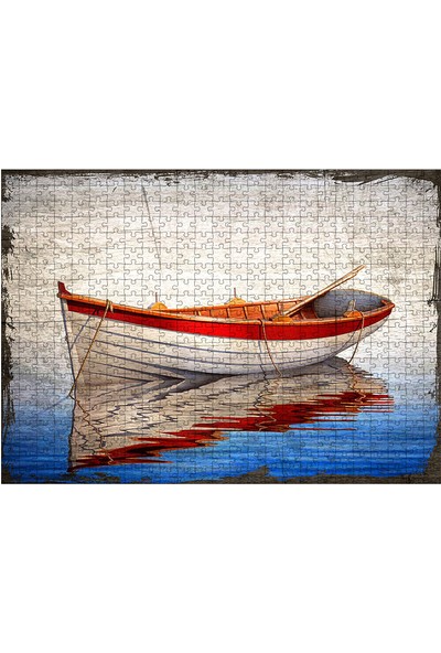 Tablomega Ahşap Mdf Puzzle Yapboz Beyaz Sandal 500 Parça 50*70 cm Tablomega Ahşap Mdf Puzzle Yapboz Beyaz Sandal 500 Parça 50*70 cm
