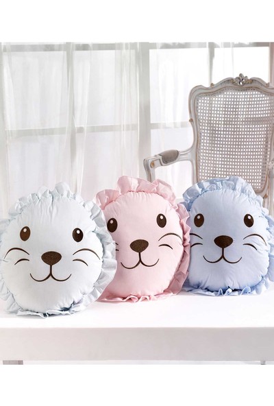Momishop Yenidoğan Yastık Aslan Figürlü Dekoratif Uyku Arkadaşım