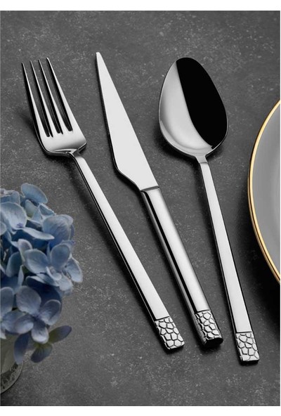 Arsel Mozaik Sade 12 Adet Yemek Bıçak