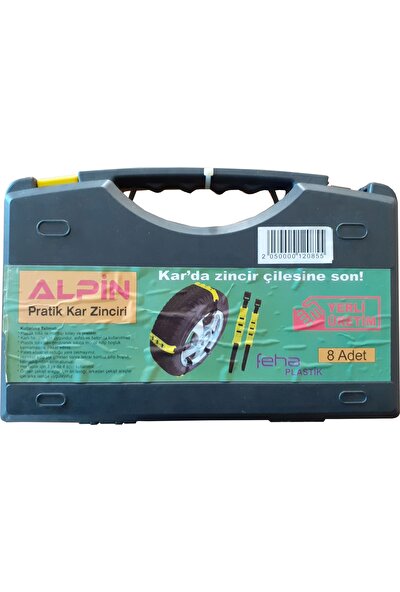 Alpin Spanzetli Çantalı Plastik Kar Zinciri 10 Inç