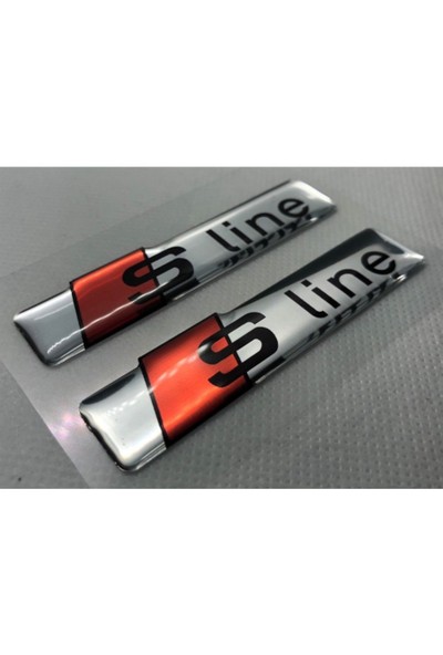 Gogomoto Audi S Line 3D Sticker Gogomoto Audi S Line 3D Sticker