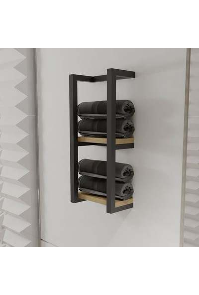 Umutpark Metal Ahşap Banyo Havluluk Umutpark Metal Ahşap Banyo Havluluk