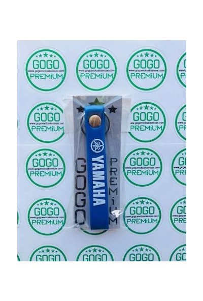 Gogomoto Yamaha Mavi Beyaz Anahtarlık