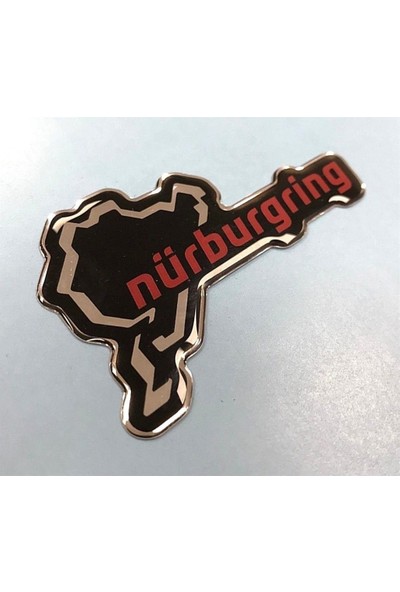 Gogomoto Nürburgring Damla Logo 3D Sticker Gogomoto Nürburgring Damla Logo 3D Sticker