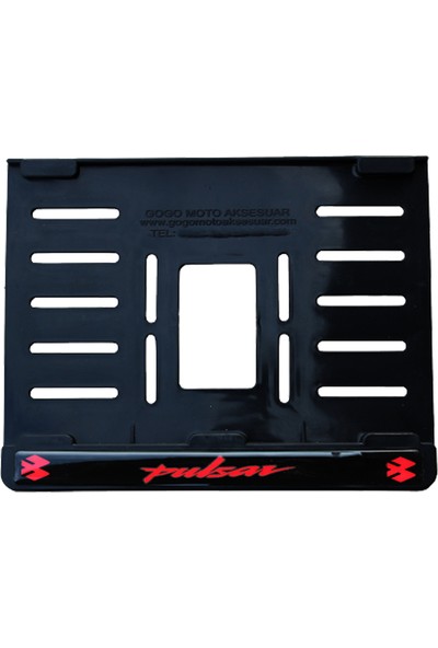 Gogomoto Pulsar Plastik Kırılmaz Plakalık