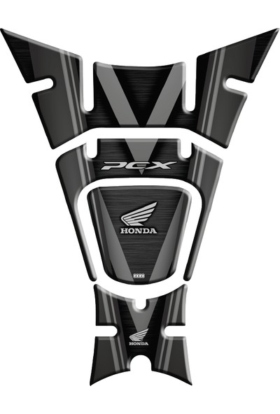Gogomoto Honda Pcx 2018-2020 4 Parça Tank Pad Gogomoto Honda Pcx 2018-2020 4 Parça Tank Pad