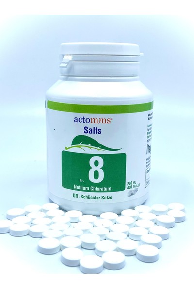 Schüssler Dr. Tuzları Nr.8 Natrium Chloratum 400 Tablet