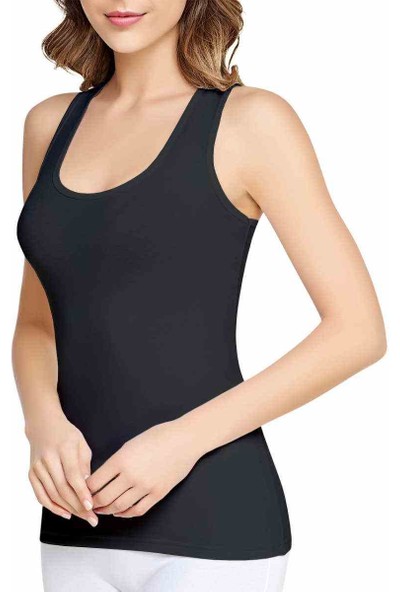 Tutku 3'lü Siyah Ribana Geniş Askı Atlet Tutku 3'lü Siyah Ribana Geniş Askı Atlet