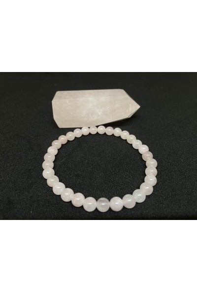 Safnaturel Doğal Taş Pembe Kuvars Bileklik Safnaturel Doğal Taş Pembe Kuvars Bileklik