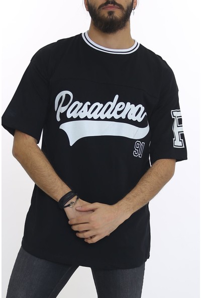 Bernam Butik Baskılı Tişört Siyah