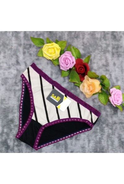 Bernam Standart Beden Külot Geniş Zebra Bernam Standart Beden Külot Geniş Zebra