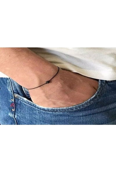 Takıconcept Hakiki Onix Doğaltaş Ip Bileklik Ayarlı