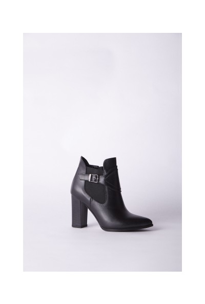 Mushoes Siyah Kadın Topuklu Bot 64-2041MUSHO