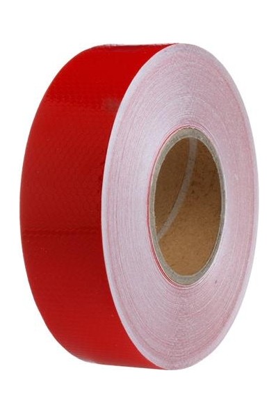 Modacar 5 cm x 15 mt Petek Desen Kırmızı Fosfor Şerit 425078 Modacar 5 cm x 15 mt Petek Desen Kırmızı Fosfor Şerit 425078