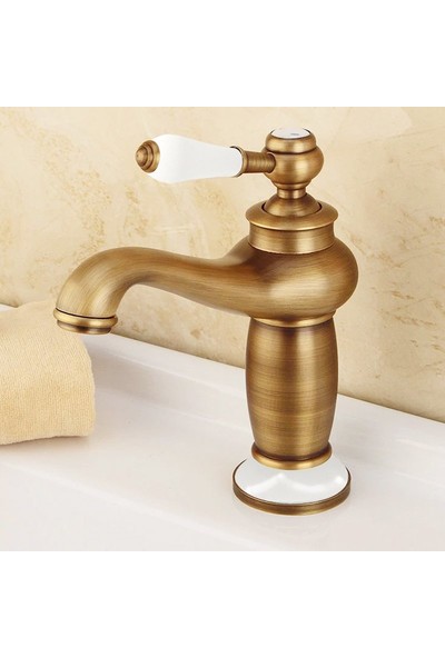 Fause Lavabo Bataryası Vintage Antik Eskitme KLB100-A Fause Lavabo Bataryası Vintage Antik Eskitme KLB100-A