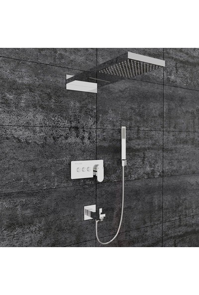 Fause Ankastre Comfort Panel Şelale Duş Seti FAU111 Fause Ankastre Comfort Panel Şelale Duş Seti FAU111