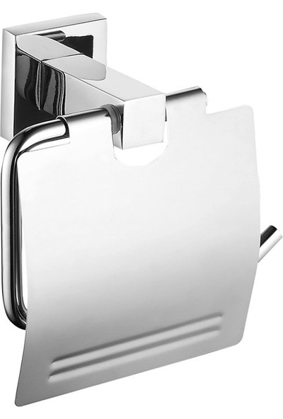 Fause Kapaklı Tuvalet Kağıtlık Tetra Krom Fause Kapaklı Tuvalet Kağıtlık Tetra Krom