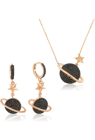 Nikadu Gümüş Gezegen Kadın Set