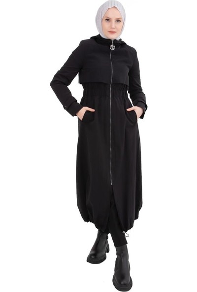 Armine 21YT710 Kap Kadın Siyah