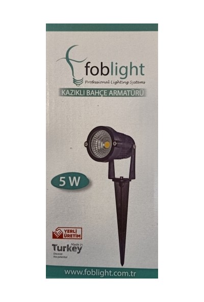 Foblight 5 Watt Yeşil Işık Kazıklı Bahçe Armatürü Foblight 5 Watt Yeşil Işık Kazıklı Bahçe Armatürü