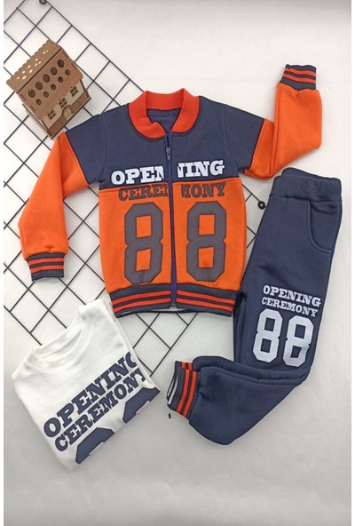 Diamondstar Kids 3 Ip Pamuklu 3 Lü Eşofman Takım