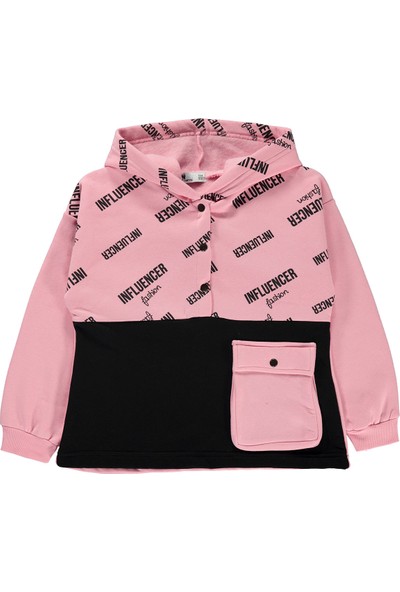 Tuffy Tufyy Kız Çocuk Sweatshirt 9-12 Yaş Pembe