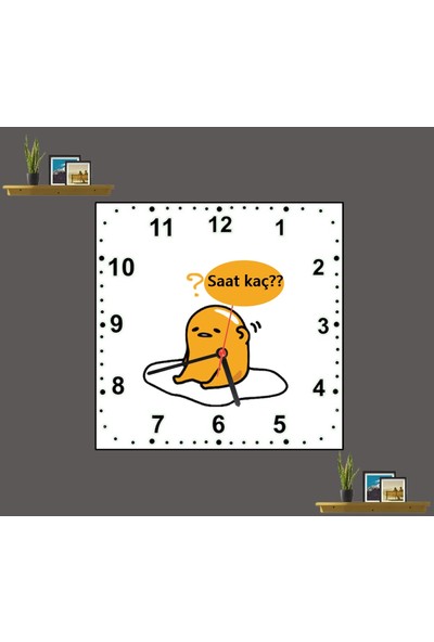 5Bin Dijital Market Saat Kaç Baskılı Duvar Saati