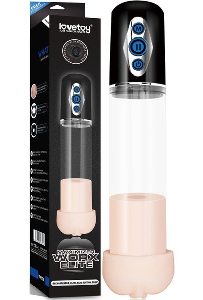 Lovetoy Maximizer Worx Elite Usb Şarjlı Ultra Güçlü Penis Pompası Lv240201 Lovetoy Maximizer Worx Elite Usb Şarjlı Ultra Güçlü Penis Pompası Lv240201