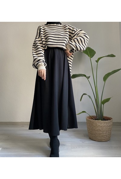 Hera Fashion Uzun Kloş Etek