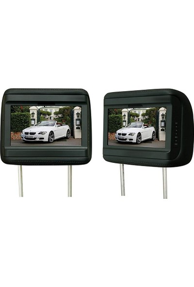 Xetec HRM-1010 10.1 Inç Kafalık Başlık Monitörü Usb Sd Oynatıcılı