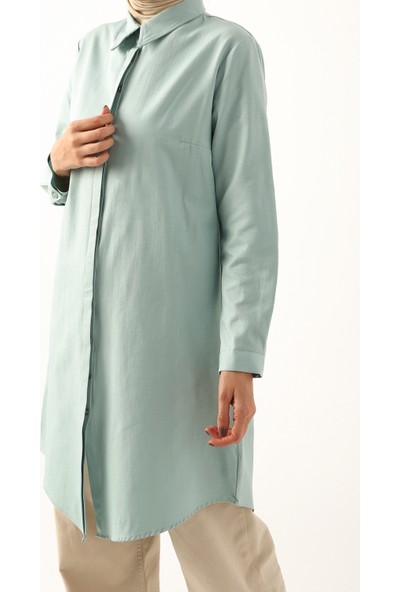 ALLDAY Gizli Patlı Gömlek Tunik