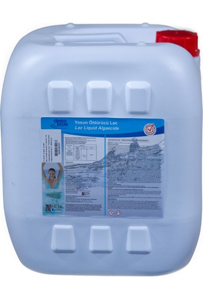 Deep Blue 20 kg Lac 2 % 8 Ddac Formüllü Biocıdı Yosun Öldürücü - Liquid Algaecide Deep Blue 20 kg Lac 2 % 8 Ddac Formüllü Biocıdı Yosun Öldürücü - Liquid Algaecide