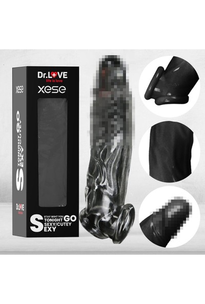 Drlove Zenci Siyah Penis Kılıfı