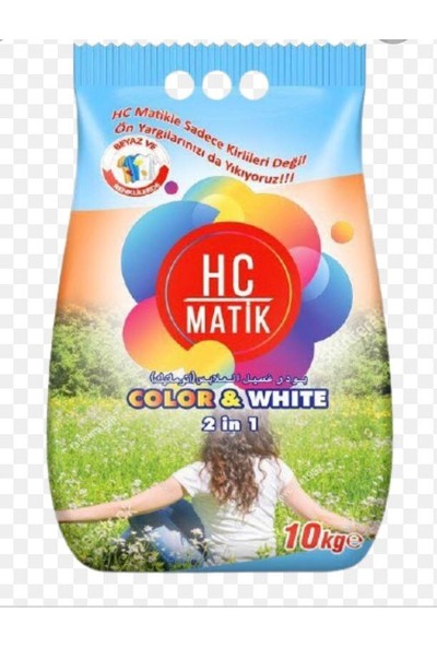 Hc Matik Color White Renkli ve Beyazlar Için 70 Yıkamalı Toz Deterjan Hc Matik Color White Renkli ve Beyazlar Için 70 Yıkamalı Toz Deterjan