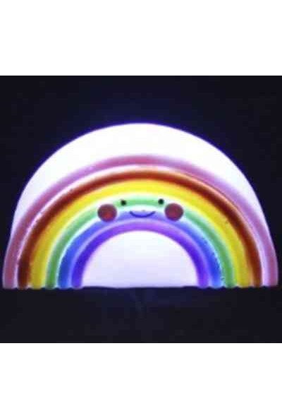 Bernam LED Işıklı Gülen Gökkuşağı Masa Lambası