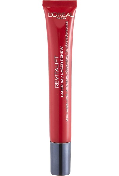 Loreal Paris L'oréal Paris Revitalift Lazer X3 Yaşlanma Karşıtı Göz Bakım Kremi, 15 ml Loreal Paris L'oréal Paris Revitalift Lazer X3 Yaşlanma Karşıtı Göz Bakım Kremi, 15 ml