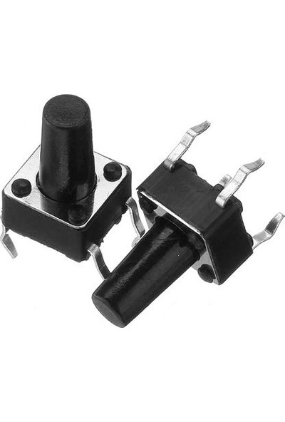 Mcm Yenitransformacion Şaseli Tact Switch 6X6X3.5 mm 2 Bacak C9 Buton 652087 Mcm Yenitransformacion Şaseli Tact Switch 6X6X3.5 mm 2 Bacak C9 Buton 652087
