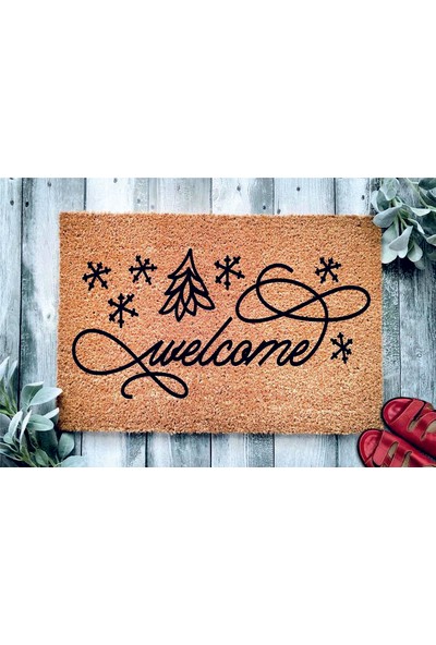 DefLife Welcome Snow Kapı Önü Koko Paspas