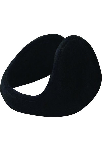 Epazzar Unisex Peluş Kulaklık 3 Adet Polar Ense Tipi Kışlık Kulak Koruyucu 3 Adet Siyah