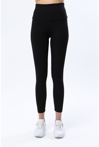 Endlone Extra Yüksek Bel Fitilli Toparlayıcı Bayan Tayt Siyah Endlone Extra Yüksek Bel Fitilli Toparlayıcı Bayan Tayt Siyah