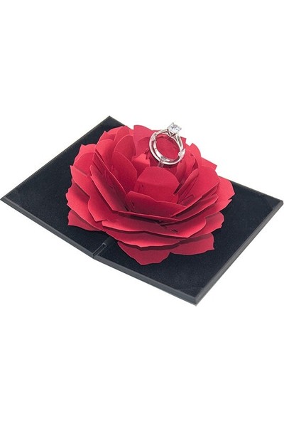 Vitrin Kutu Evlilik Teklifi Süprizi Tektaş Yüzük Kutusu Vitrin Kutu Evlilik Teklifi Süprizi Tektaş Yüzük Kutusu