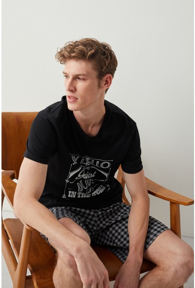 Penti The Funnest Dude Şort Pijama Takımı