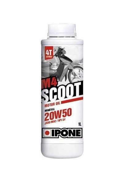 Ipone M4 Scoot 20W50 4t Mineralli Scooter Motor Yağı 1 Lt Ipone M4 Scoot 20W50 4t Mineralli Scooter Motor Yağı 1 Lt