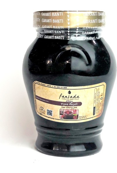 Fansada Vişne Reçeli Cam Kavanoz (Hatay) 380 gr Fansada Vişne Reçeli Cam Kavanoz (Hatay) 380 gr