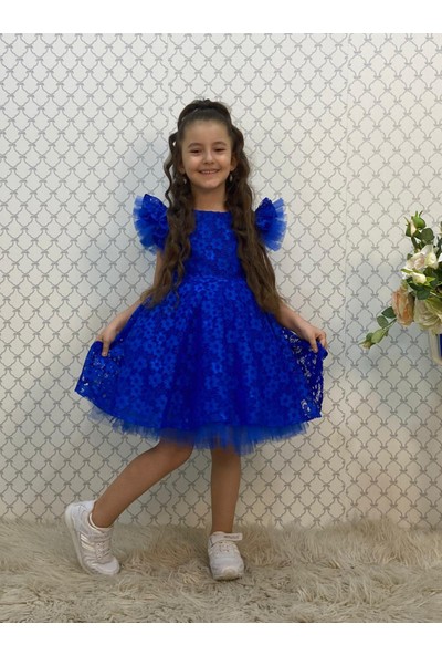 Perinin Dolabı Güpürlü Elbise