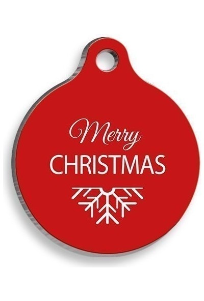 Ozcmax Christmas Serisi Merry Christmas Letter Yuvarlak Kedi ve Köpek Künyesi-Zoo Ozcmax Christmas Serisi Merry Christmas Letter Yuvarlak Kedi ve Köpek Künyesi-Zoo