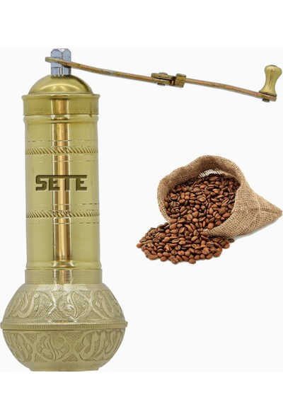 Sete Pirinç El Değirmeni Tombul Kahve Altın Sete Pirinç El Değirmeni Tombul Kahve Altın