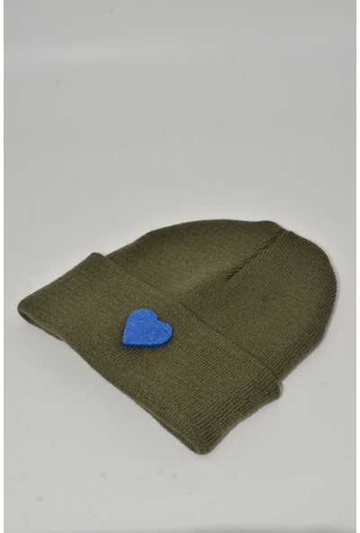 Moxxo Sevgililer Günü Özel Koleksiyonu Mavi Kalp Figürlü Koyu Yeşil Renk Unisex Erkek/kadın Bere Moxxo Sevgililer Günü Özel Koleksiyonu Mavi Kalp Figürlü Koyu Yeşil Renk Unisex Erkek/kadın Bere