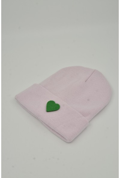 Moxxo Sevgililer Günü Özel Koleksiyonu Yeşil Kalp Figürlü Pembe/pudra Renk Unisex Erkek/kadın Bere Moxxo Sevgililer Günü Özel Koleksiyonu Yeşil Kalp Figürlü Pembe/pudra Renk Unisex Erkek/kadın Bere