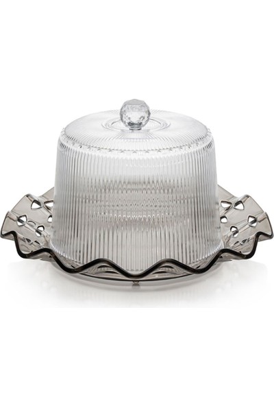 Ew's Kitchenware Akrilik Barok Füme Delikli Fanus Ew's Kitchenware Akrilik Barok Füme Delikli Fanus